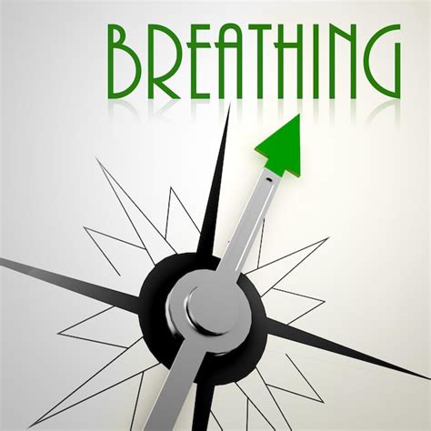 Premium Photo Breathing On Green Compass