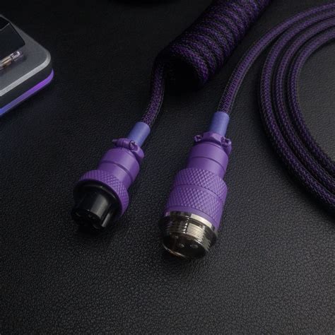 Custom Coiled Type C Keyboard Cable W Aviator Computers And Tech Parts And Accessories Cables