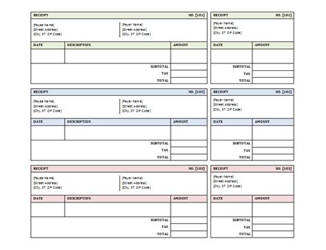 26 Free Sales Receipt Templates Word Excel Pdf