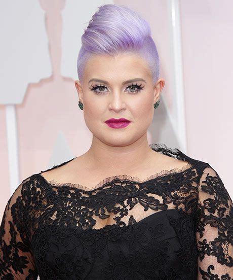 Kelly Osbourne Purple Hair Fashion Police