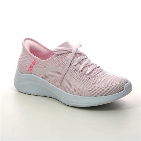 Skechers Slip Ins Ultra Ltpk Light Pink Womens Trainers 149710
