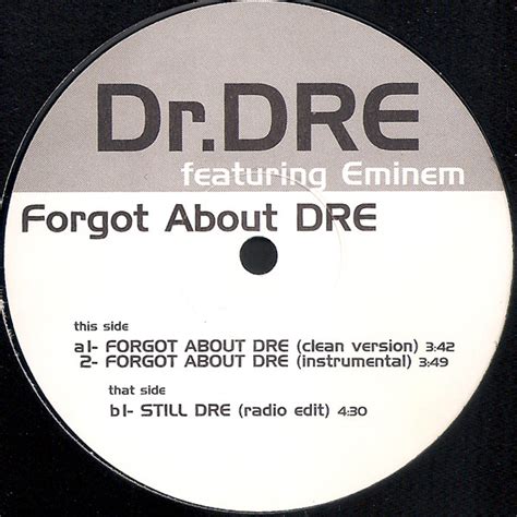 Dr Dre Featuring Eminem Forgot About Dre 2000 Vinyl Discogs