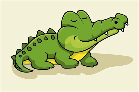 Cute Alligator Drawing