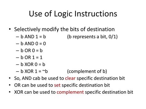 ppt lecture 5 logical bitwise and multiplication division