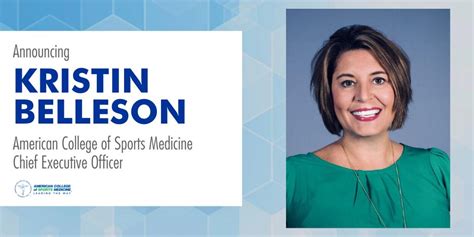 The American College Of Sports Medicine Today Introduced Kristin C