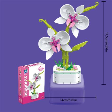 Assembling Building Blocks Combination Building Blocks Flower