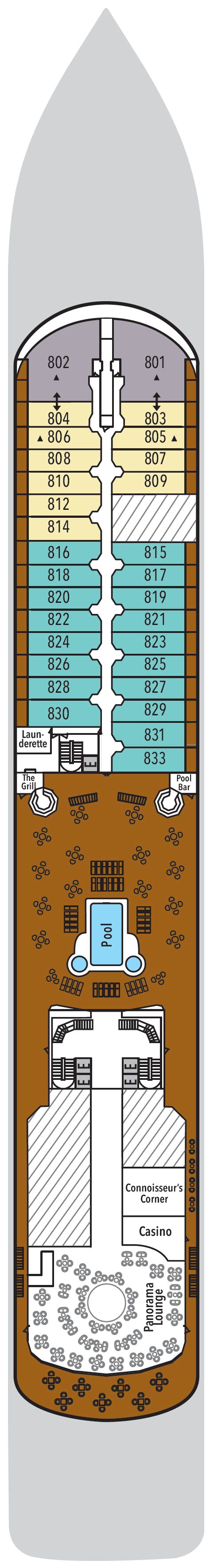 Silver Whisper Deck Plan Silversea Rol Cruise
