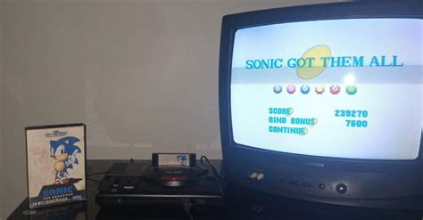 Beat Sonic 1 On Original Hardware With All Emeralds R Sonicthehedgehog