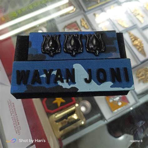 Jual Papan Nama Pangkat Kolonel Topi Pet Pdl Sbp Jakarta Pusat