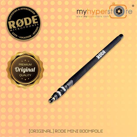Rode Mini Boompole Original Authentic Rode Malaysia Myhyperstore Lazada