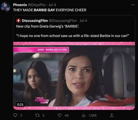 People Are Convinced Barbie Is Gay After Clip Is Released From Upcoming