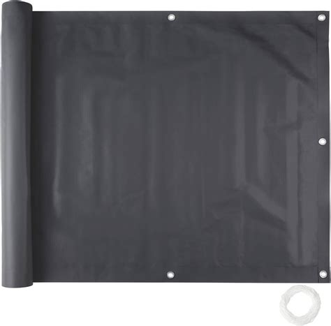 Tectake® Brise Vue Balcon En Pvc Résistant Aux Intempéries Et Aux