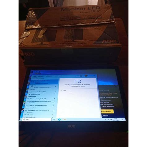 Monitor Aoc Led 15 6´ Widescreen Vga E1670swu Shopee Brasil