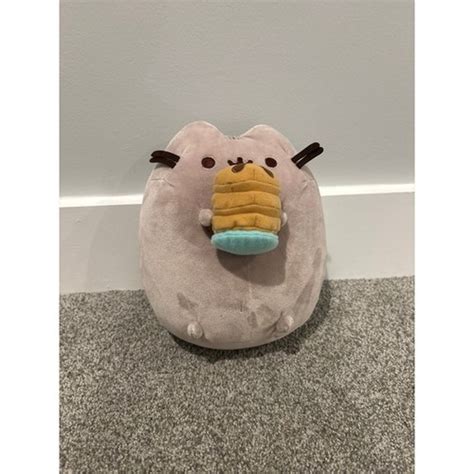 Gund Pusheen Holding Pancake Plushie 95 Ebay