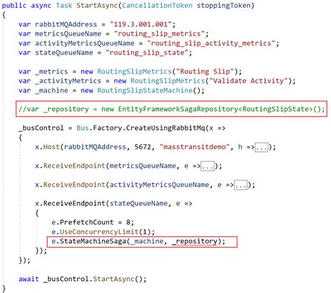 How To Use Entityframeworksagarepository · Masstransit Masstransit