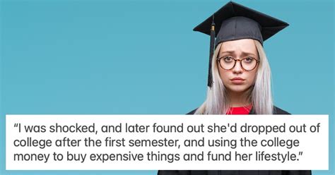 Dad Finds Out Daughter Dropped Out Used College Fund On Lavish