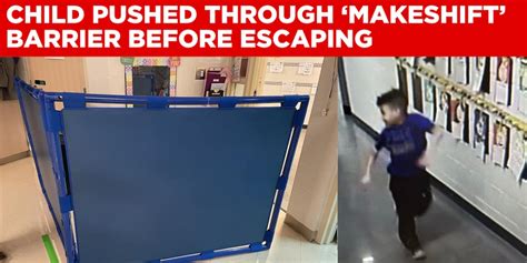8 Year Old Pushed Through ‘makeshift Barrier Before Escaping School