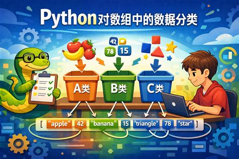 Python对数组中的数据分类 Python对数组中的数据分类