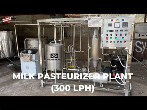 Milk Pasteurization Plant 1000 Lph Milk Pasteurization Plant