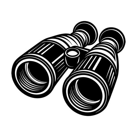 Black Field Glasses Design 59907967 Vector Art At Vecteezy