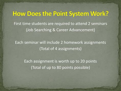 How Does A Points System Work At Stacy Fye Blog