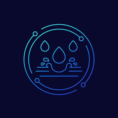 Corrosive Material And Acid Icon Linear Design 40813152 Vector Art At