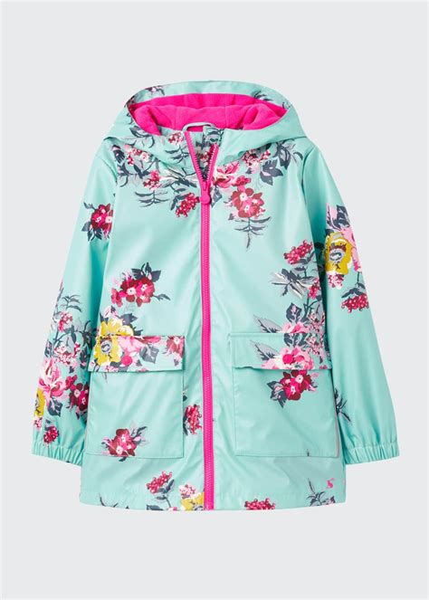 Joules Girls Raindance Floral Print Raincoat Size 2 6 Bergdorf Goodman