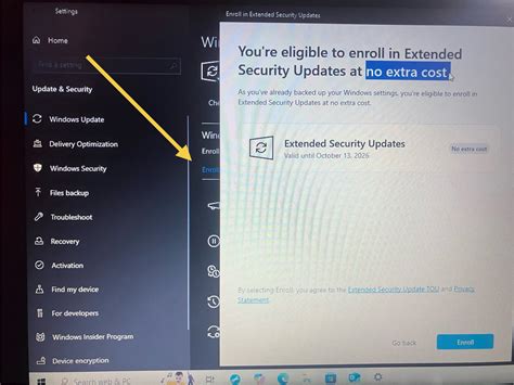 How To Sign Up For Windows 10 Extended Security Updates Microsoft Qanda