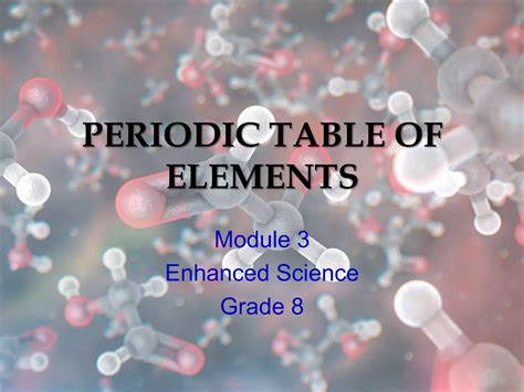 Periodic Table Of Elements Pptx