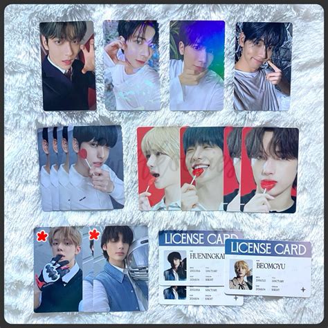 Txt Sanctuary Photocard Knight Lover Savior Soobin Taaehyun Hueningkai