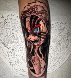 15 Akaza Tattoos For Anime Fans Who Love Demon Slayer Tattoosofasia