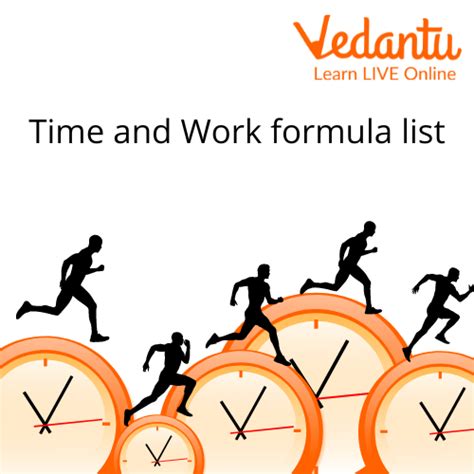 Time And Work Formulae Learn And Solve Questions