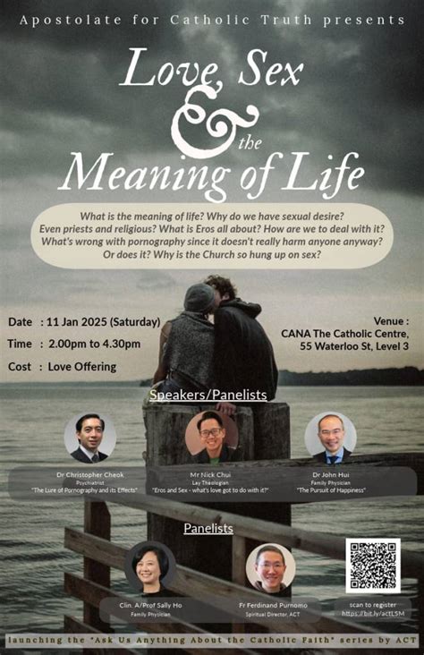 Love Sex And The Meaning Of Life Apostolate For Catholic Truth