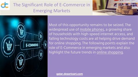 Ppt The Significant Role Of E Commerce In Emerging Markets Powerpoint