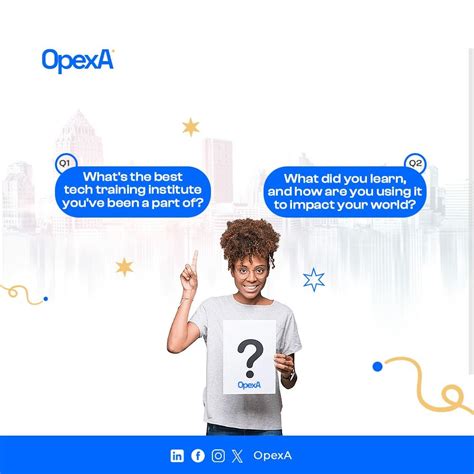 How Far Have You Taken Tech Training Opexaorg Posted On The Topic