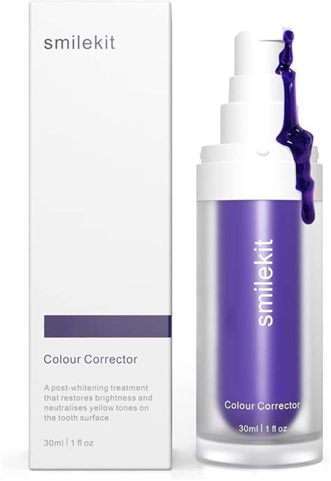 Smilekit Purple Toothpaste For Teeth Whiteningteeth Whitening Booster