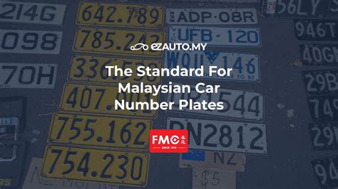 The Standard For Malaysian Car Number Plates Ezautomy