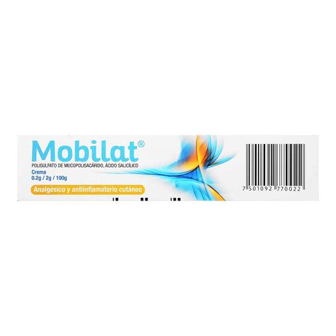 Mobilat Crema 0 2g 2g 100g 50g Salicilico Mucopolisacarido — Wecare
