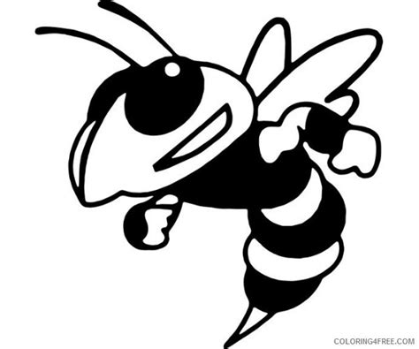 Hornet Coloring Pages Hornet 78  Printable Coloring4free