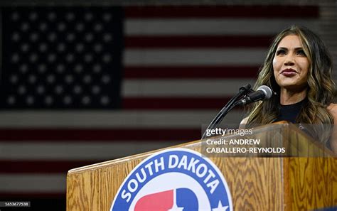 South Dakota Governor Kristi Noem Speaks During The South Dakota