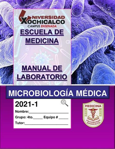 Manual De Laboratorio Microbiología 1 Janeth Lopez Udocz