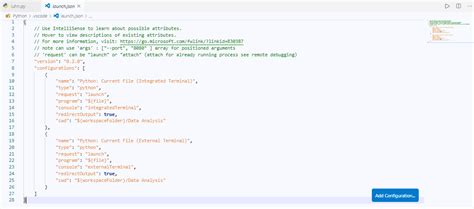 python debug config in launch json permission denied running