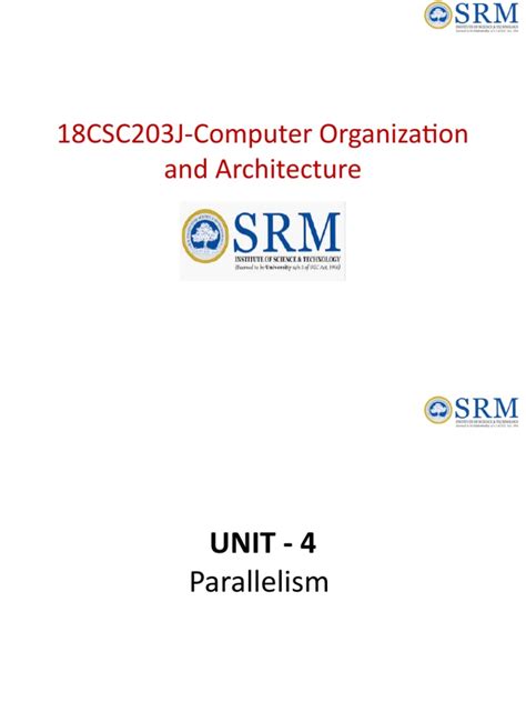 Coa Unit 4 Pdf Parallel Computing Multi Core Processor