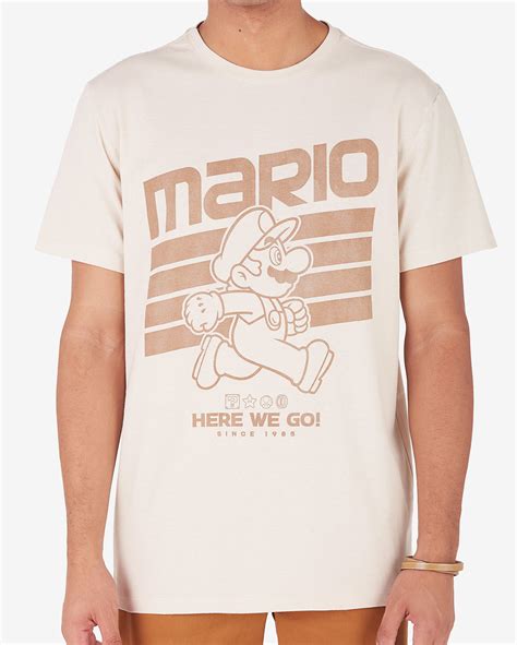 Riachuelo Camiseta Masculina Manga Curta Super Mario Khaki