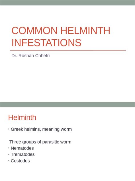 7 Common Helminth Manifestations Pdf Diseases And Disorders