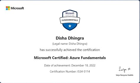 Disha Dhingra On Linkedin Azurecertified