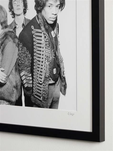 Sonic Editions Framed 1967 Jimi Hendrix And The Experience Print 16 X