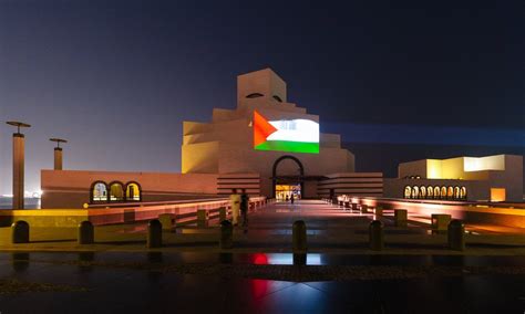 Qatar Museums Fly Palestinian Flag In The Aftermath Of Hamas Attack On Israel