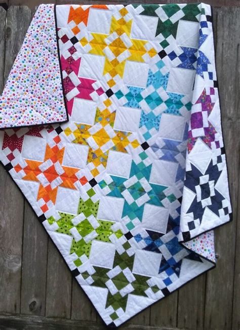 Sawtooth Star Throw Quilt Fun Quilt Designs