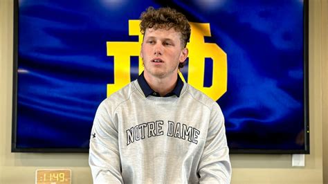 Notre Dame Ss Jack Penney I Feel Like This Team Is Really Ready Irish Sports Daily
